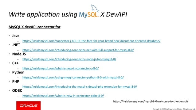 MySQL NoSQL Document Store | PPT