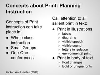 Session 3 emergent readers concept of print 2014 Sample | PPT