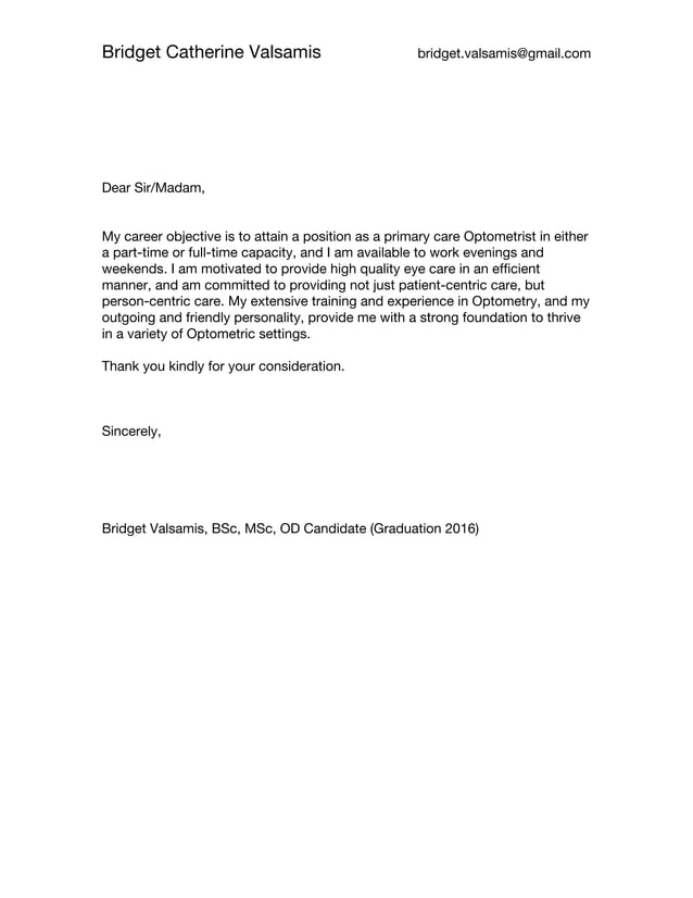 Bridget Valsamis - CV | PDF