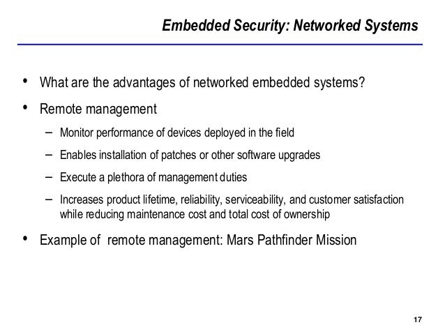 Embedded Systems Security