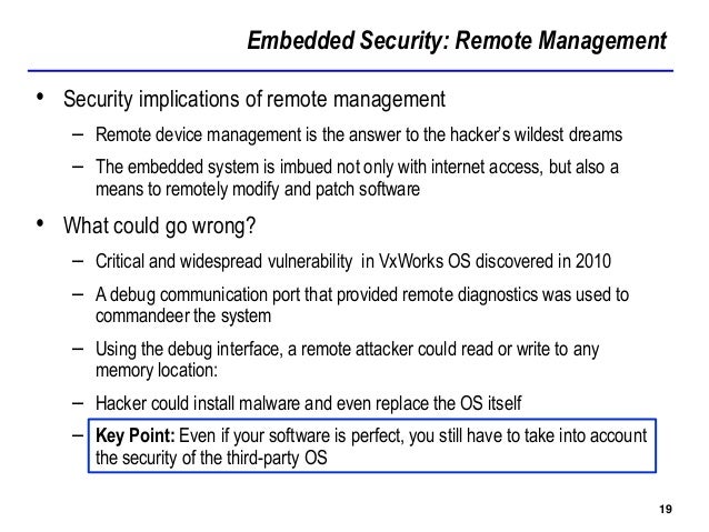Embedded Systems Security