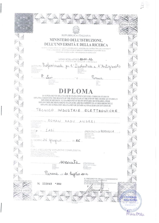 english translation of diploma | PDF