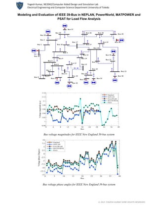 Modeling and Evaluation of IEEE 39 | PDF