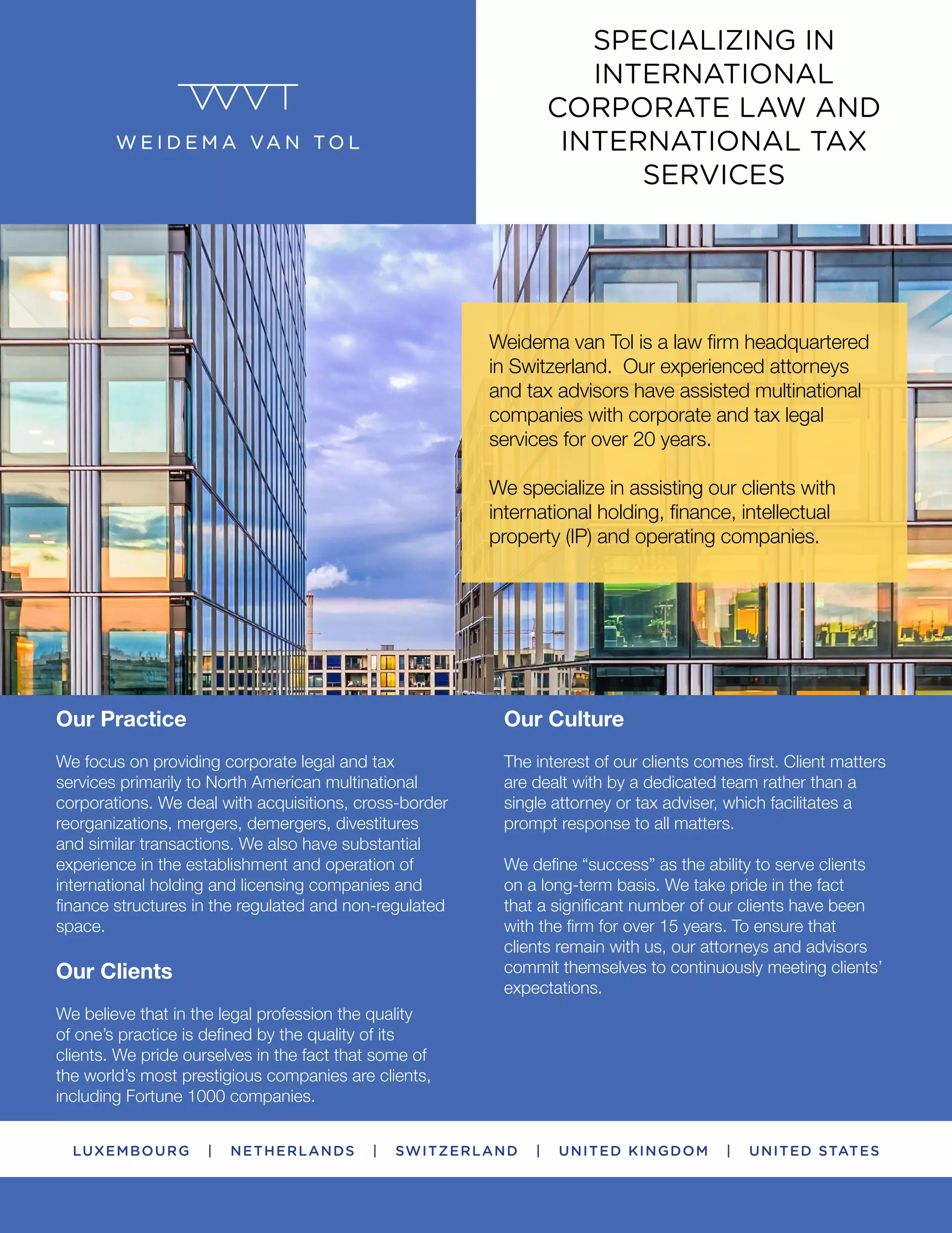 Weidema van Tol - Overview | PDF