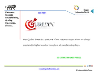 STPL Company Presentation | PDF | Manufacturing Industry | Industries