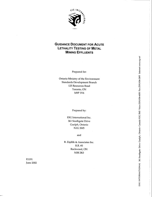 Guidance Document for Acute Lethality Testing.PDF
