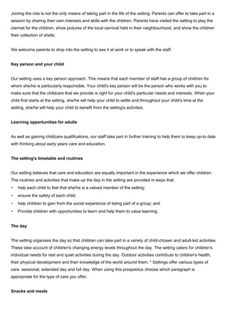 10 1 Early Years Prospectus | PDF