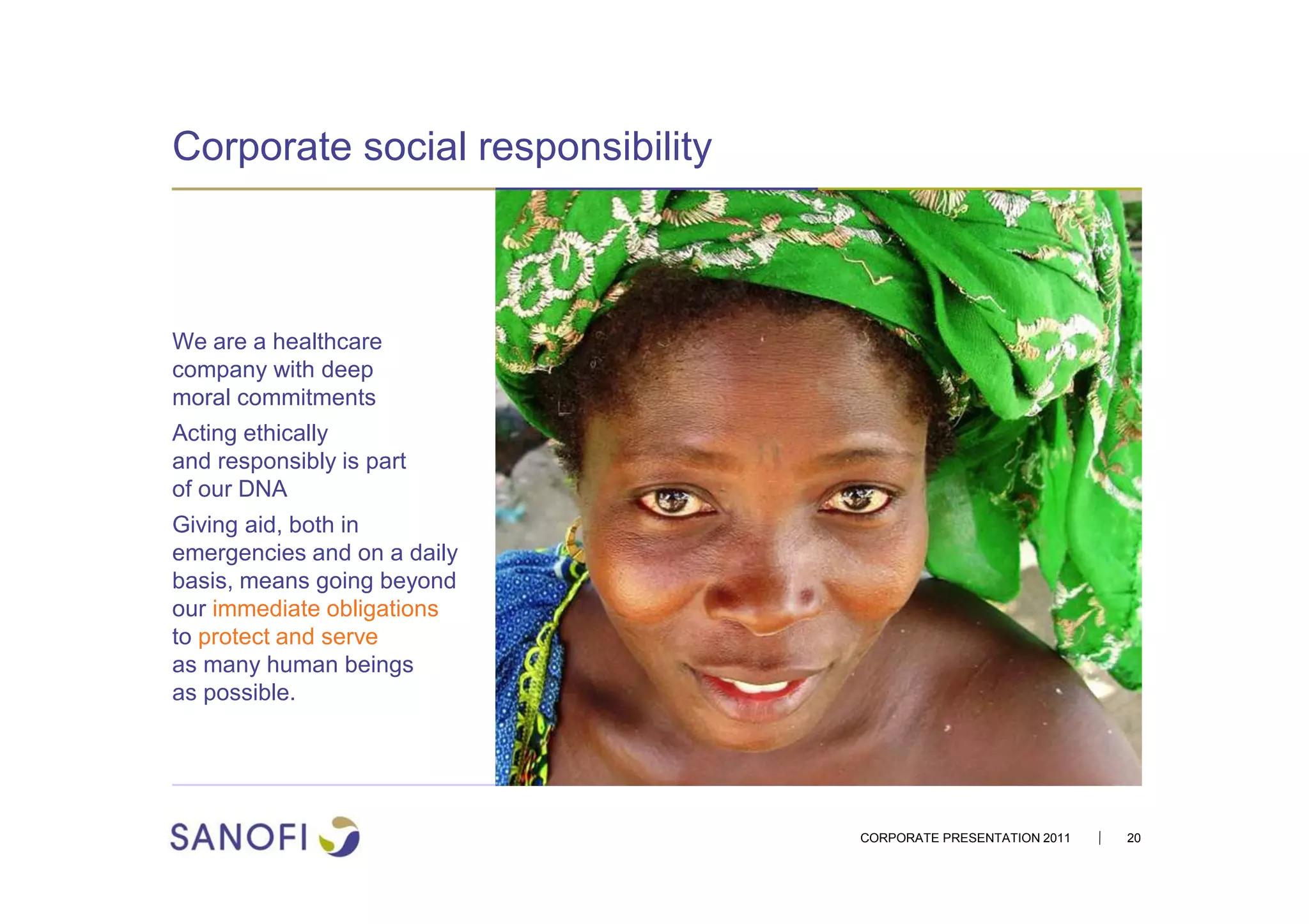SANOFI_Presentation_EN | PDF