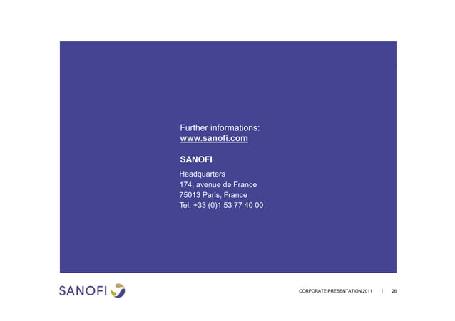 SANOFI_Presentation_EN | PDF