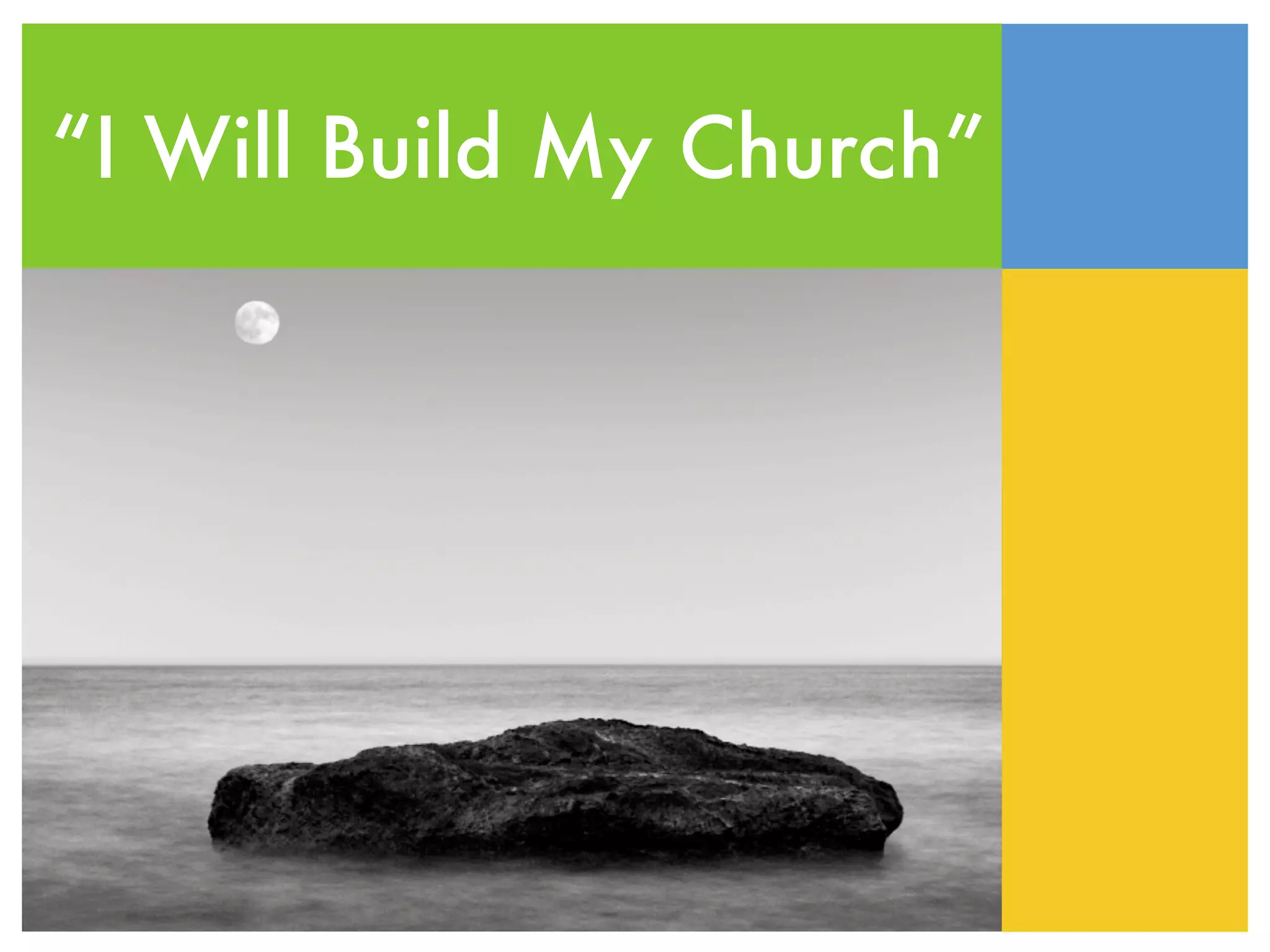 "I Will Build My Church" | PDF