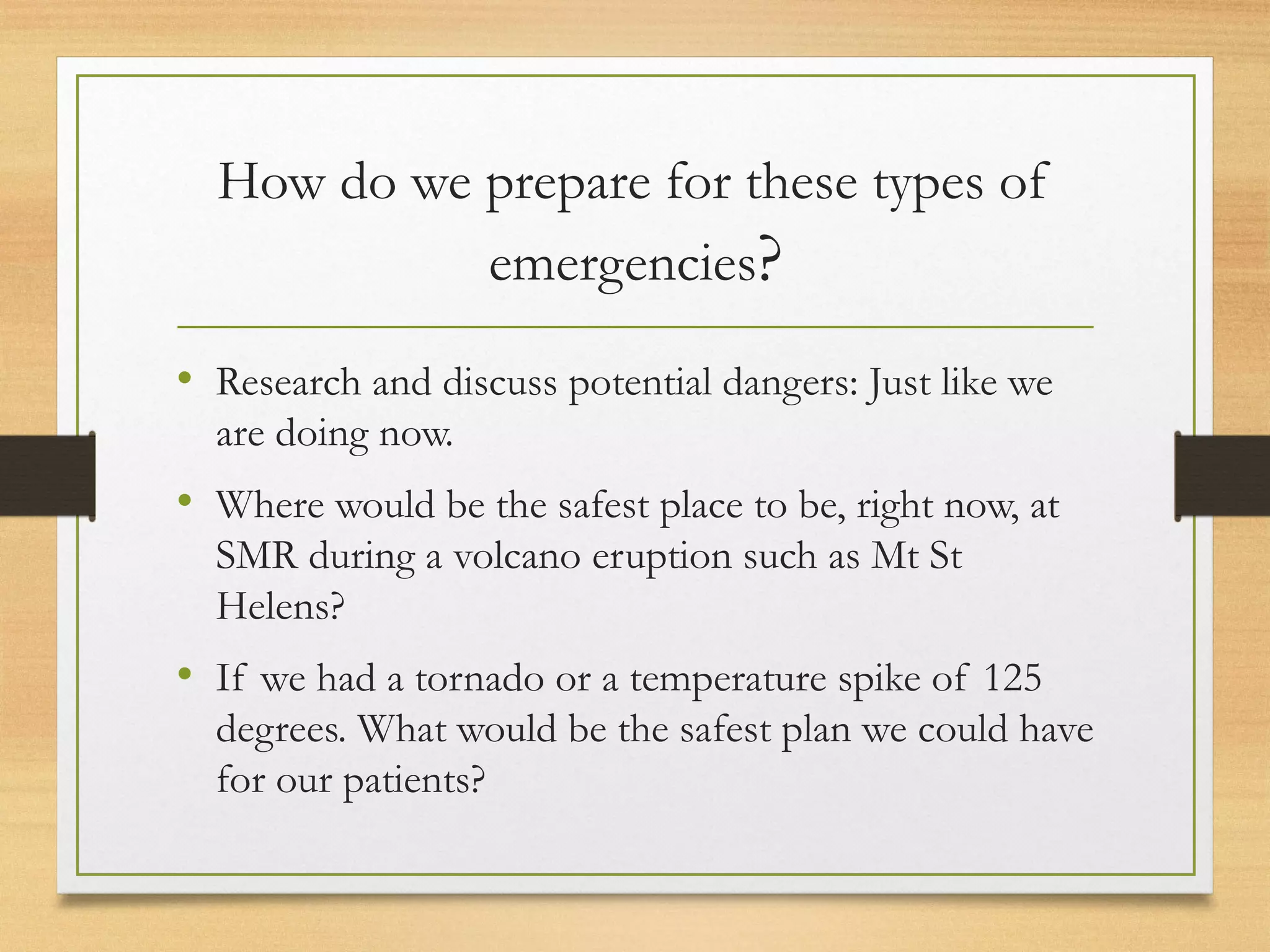 05 emergency preparedness training power point | PPT