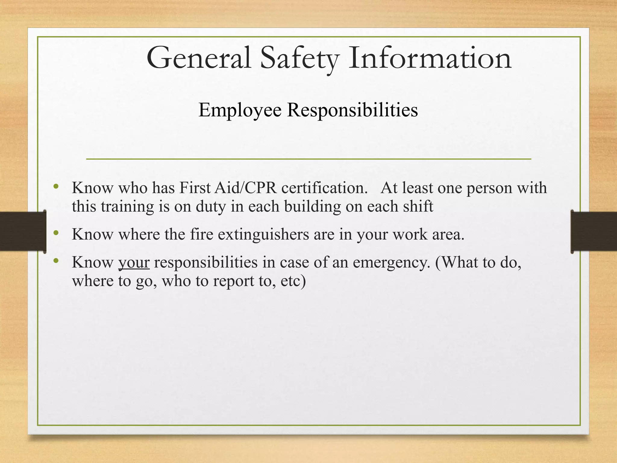 05 emergency preparedness training power point | PPT