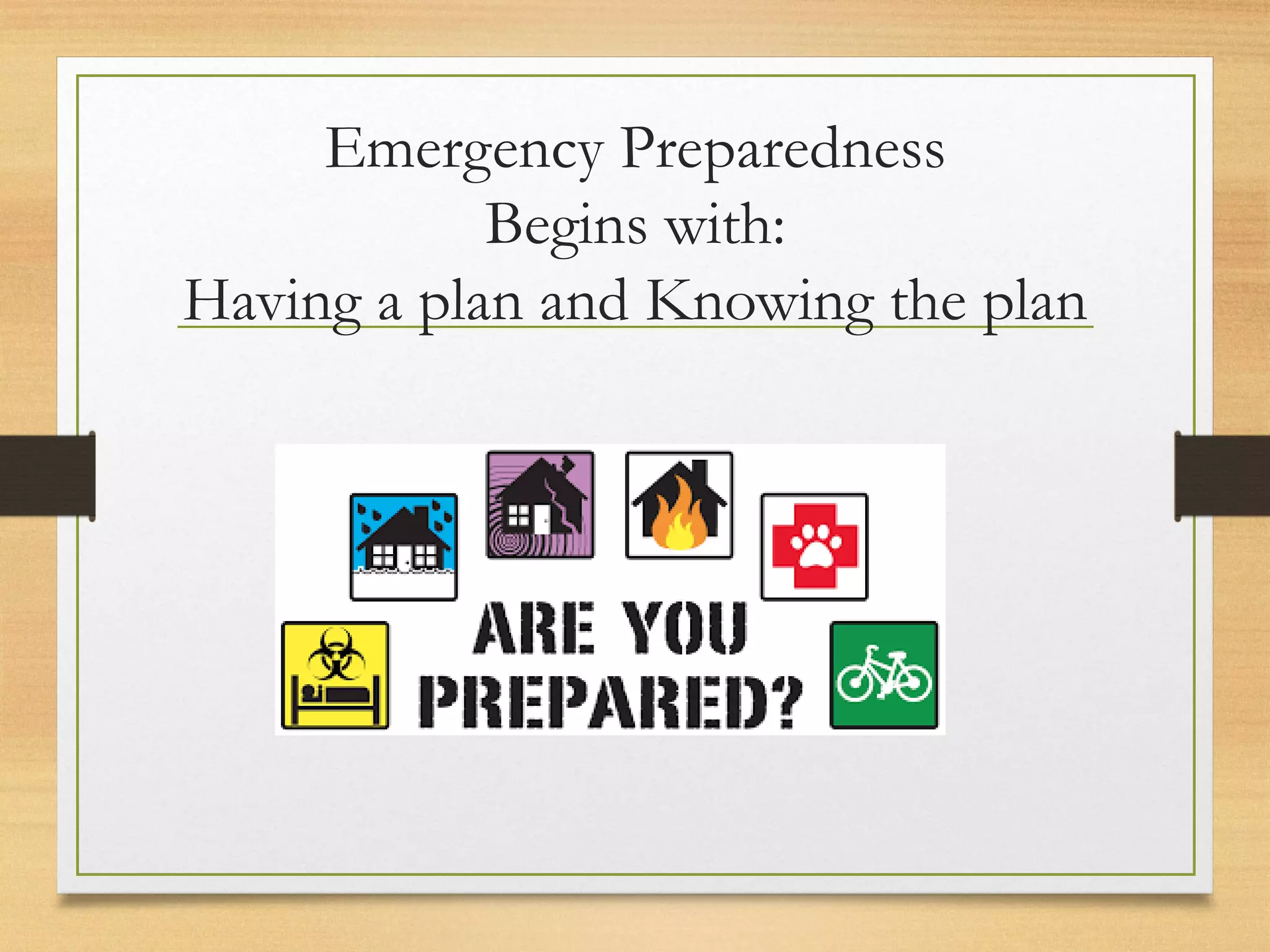 05 emergency preparedness training power point | PPT