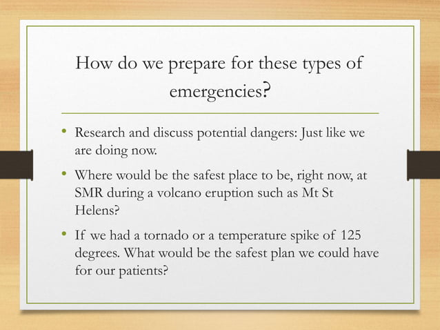 05 Emergency Preparedness Training Power Point | Ppt