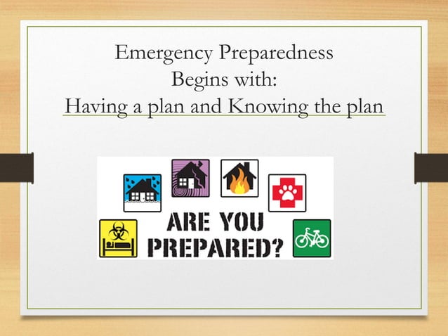 05 Emergency Preparedness Training Power Point | Ppt