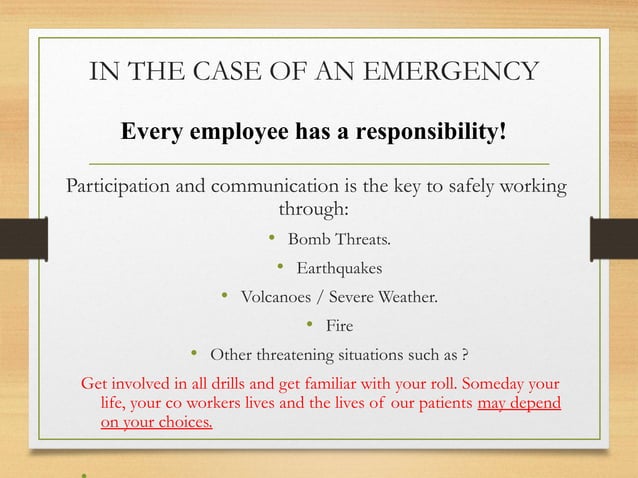05 emergency preparedness training power point | PPT | First Aid | Injuries