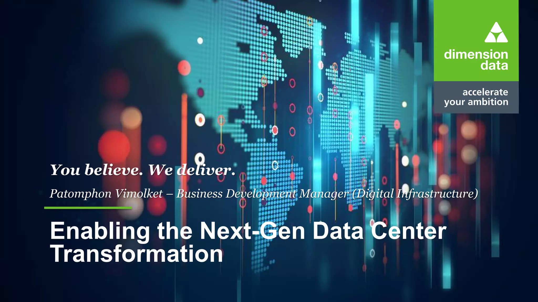 Cisco Connect 2018 Thailand - Enabling the next gen data center transformation-khun patomphon ...