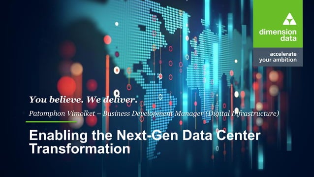Cisco Connect 2018 Thailand - Enabling the next gen data center transformation-khun patomphon ...