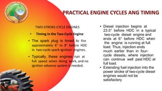 05 engine components and practical engine cycle and timing arm | PDF