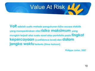 05 enterprise risk management telkom 2011 value at risk | PDF