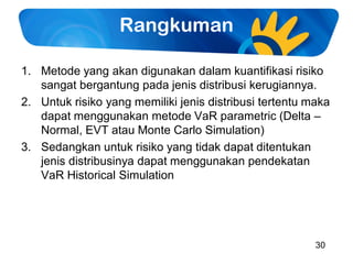 05 enterprise risk management telkom 2011 value at risk | PDF