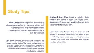 CDA Exam Children 0-5 Certification | Watch Now | PPTX