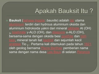 Bauksit | PPTX