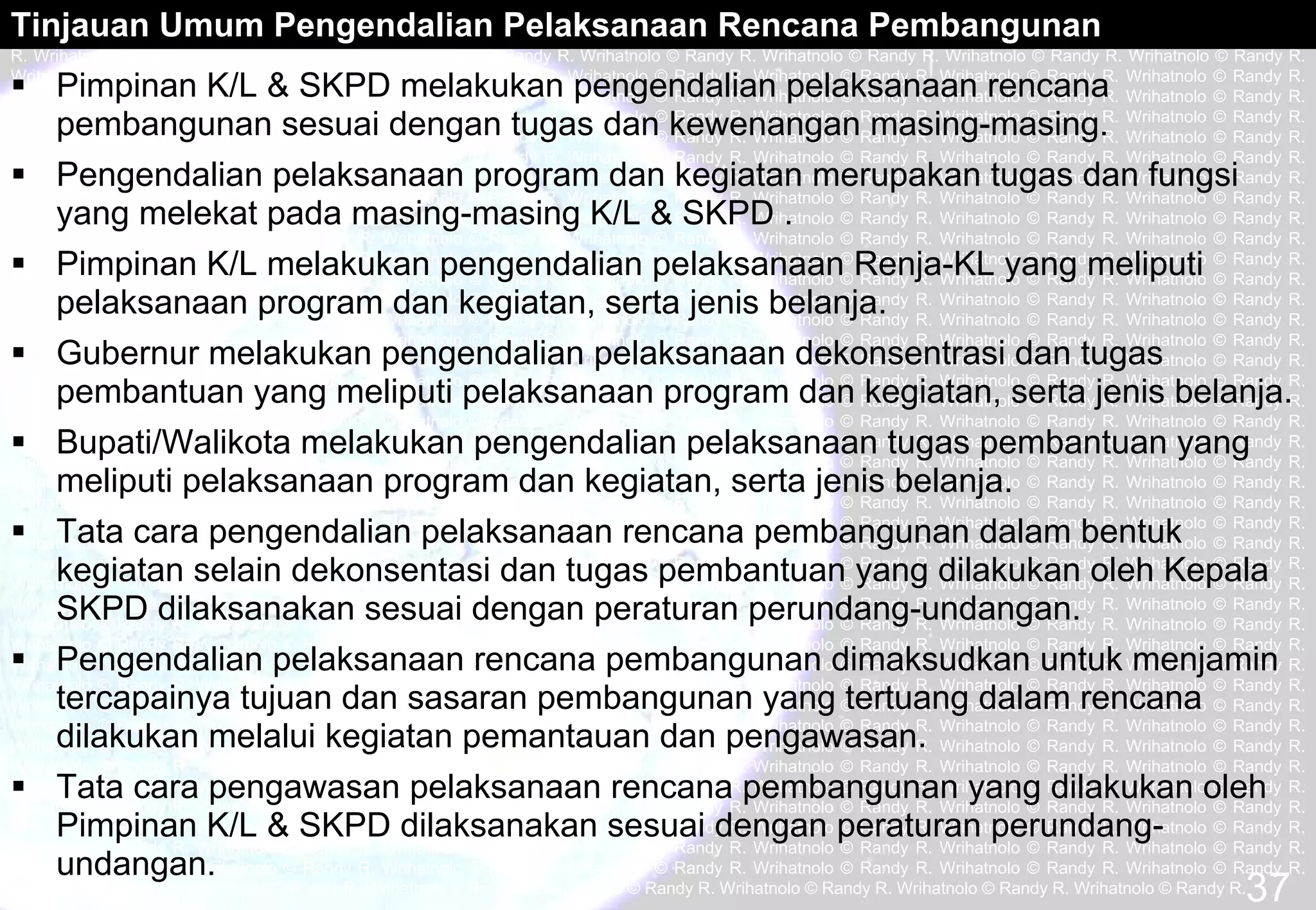 Manajemen Evaluasi Kinerja Pembangunan | PDF