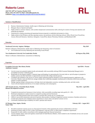 Resume 2 | PDF