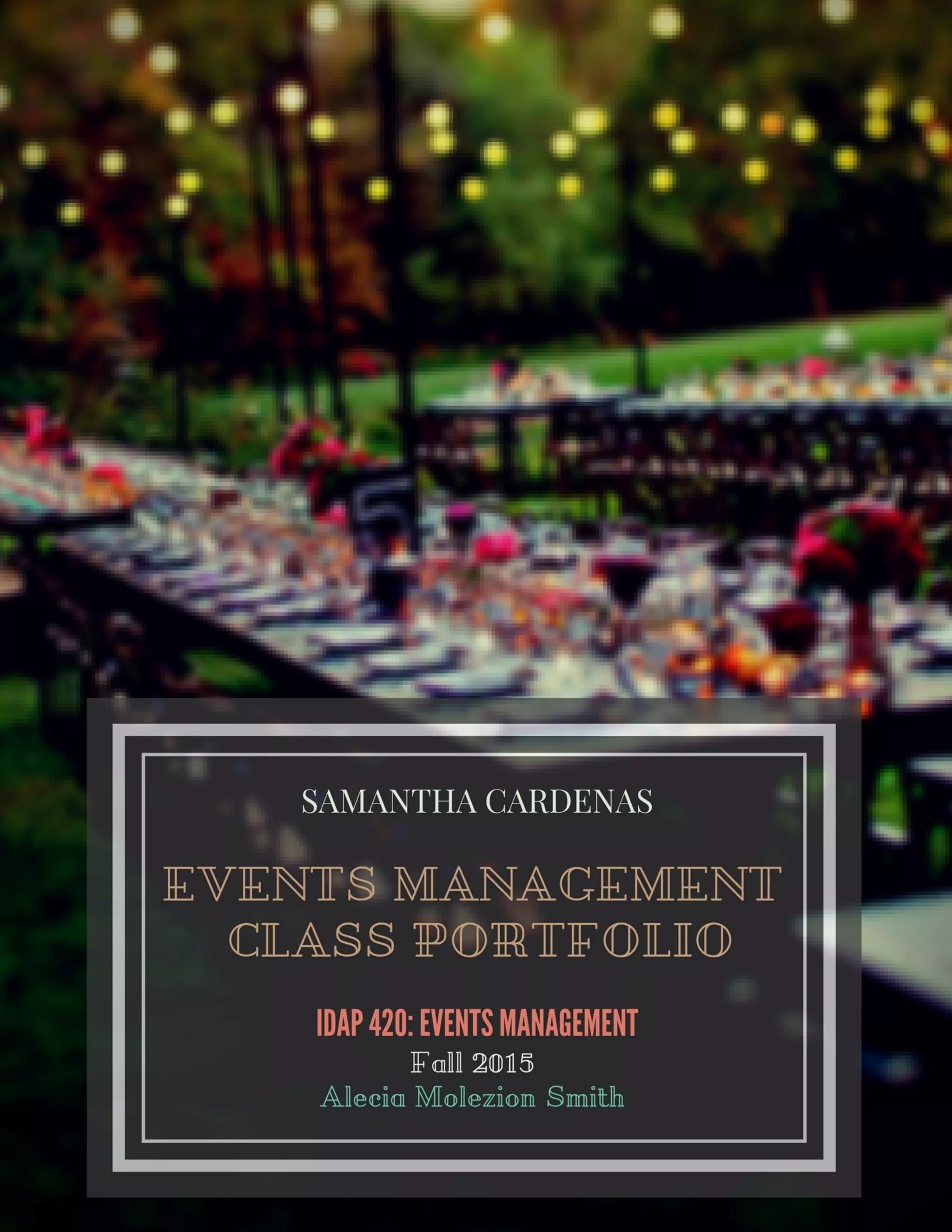 Events Management full portfolio PDF | PDF