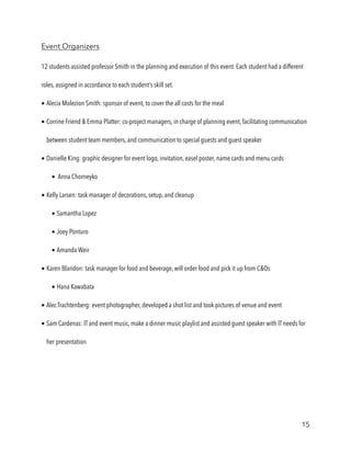 Events Management full portfolio PDF | PDF