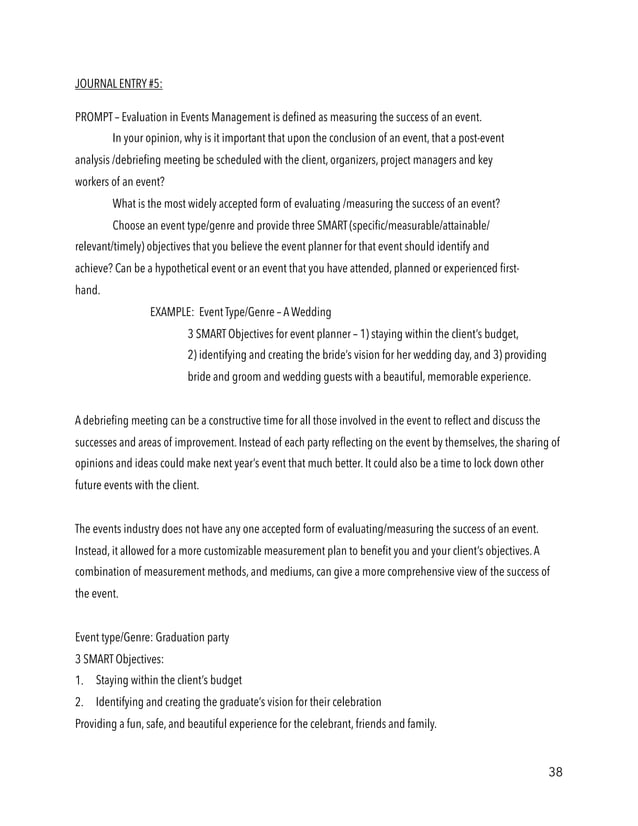 Events Management full portfolio PDF | PDF | Home Entertaining | Home ...