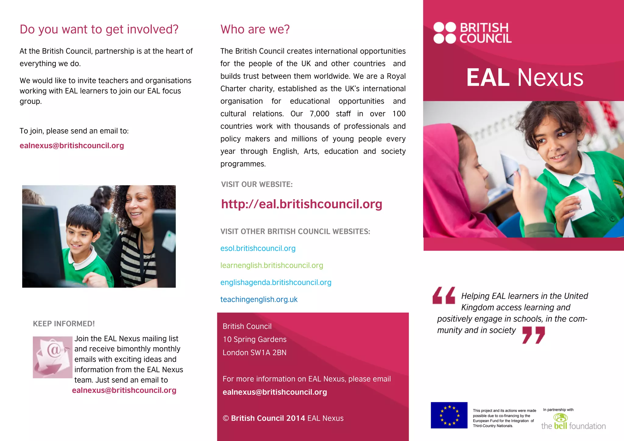 Leaflet EAL Nexus September 2014 | PDF