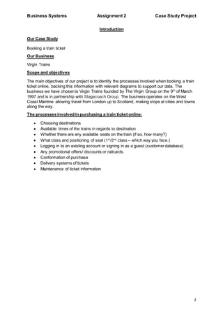 IBS Assessment 2 Case Study Project | PDF