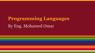 Programming Languages | PDF | Programming Languages | Computing
