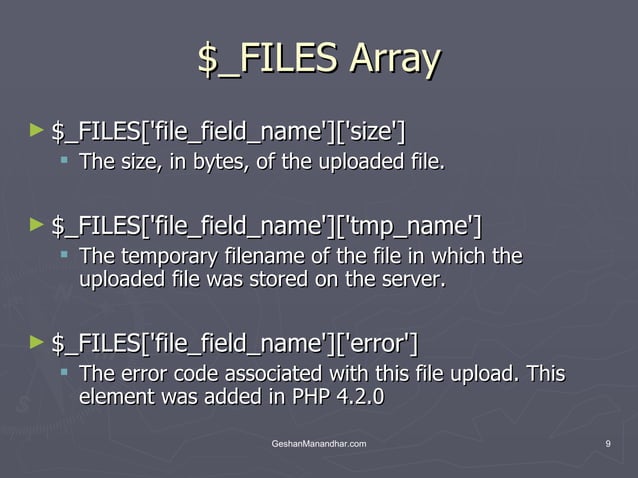 05 File Handling Upload Mysql | PPT | Databases | Computer Software and Applications