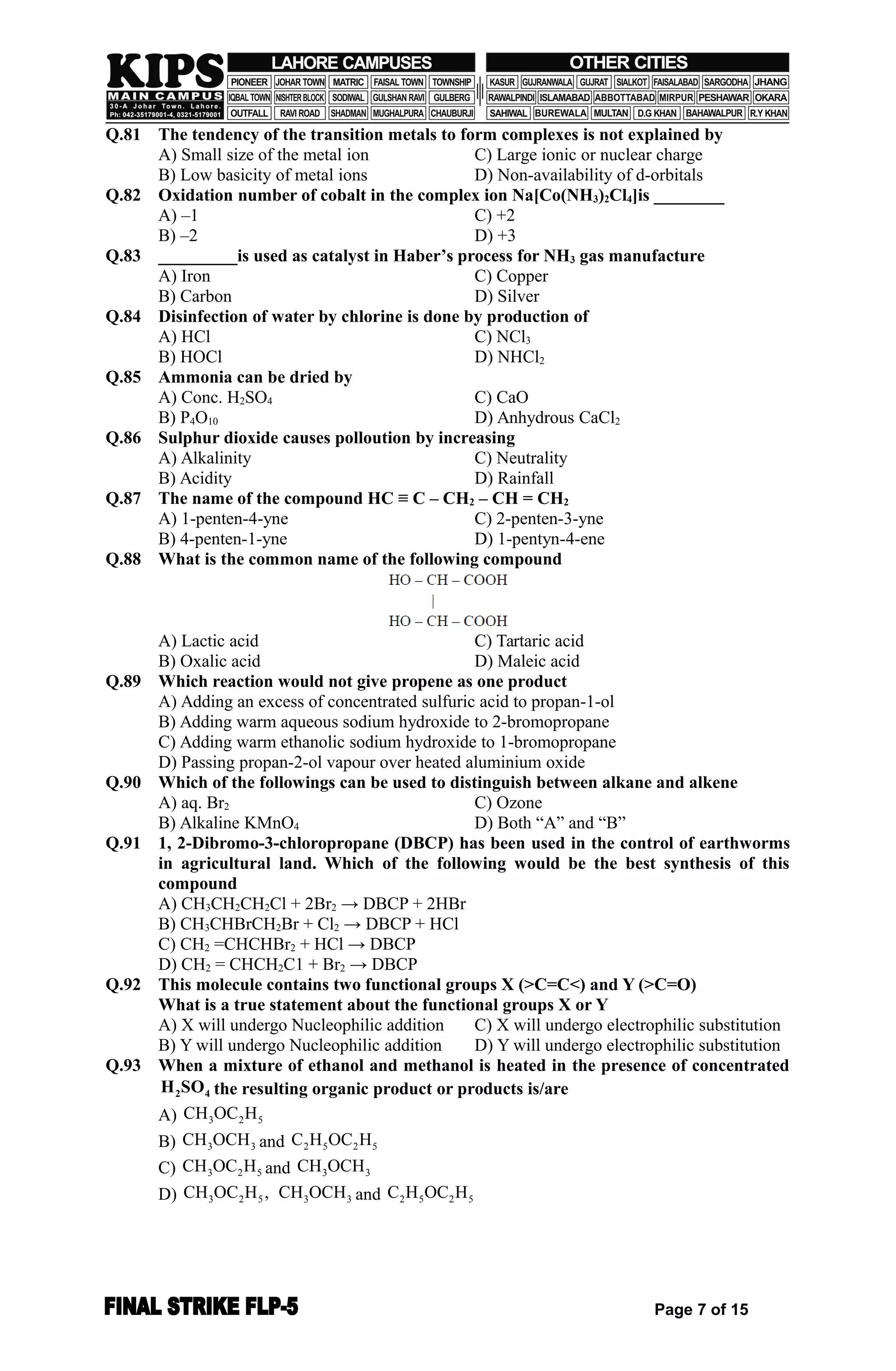 MCAT Full length paper 5-student_copy_ | PDF