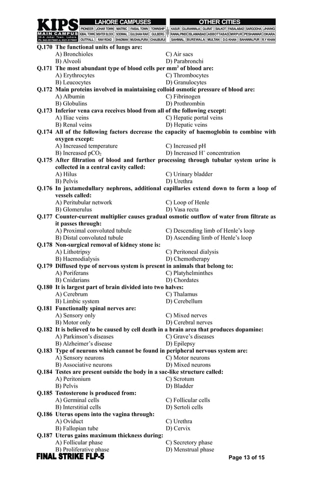 MCAT Full length paper 5-student_copy_ | PDF | Chemistry | Science