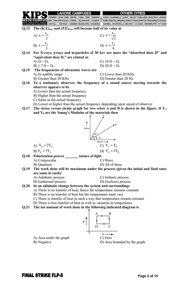 MCAT Full length paper 5-student_copy_ | PDF | Chemistry | Science