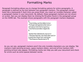 2010 05 Format Paragraphs | PPT