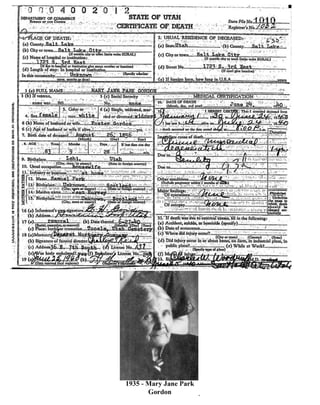 Foster Gordon & Mary Jane Park | PDF