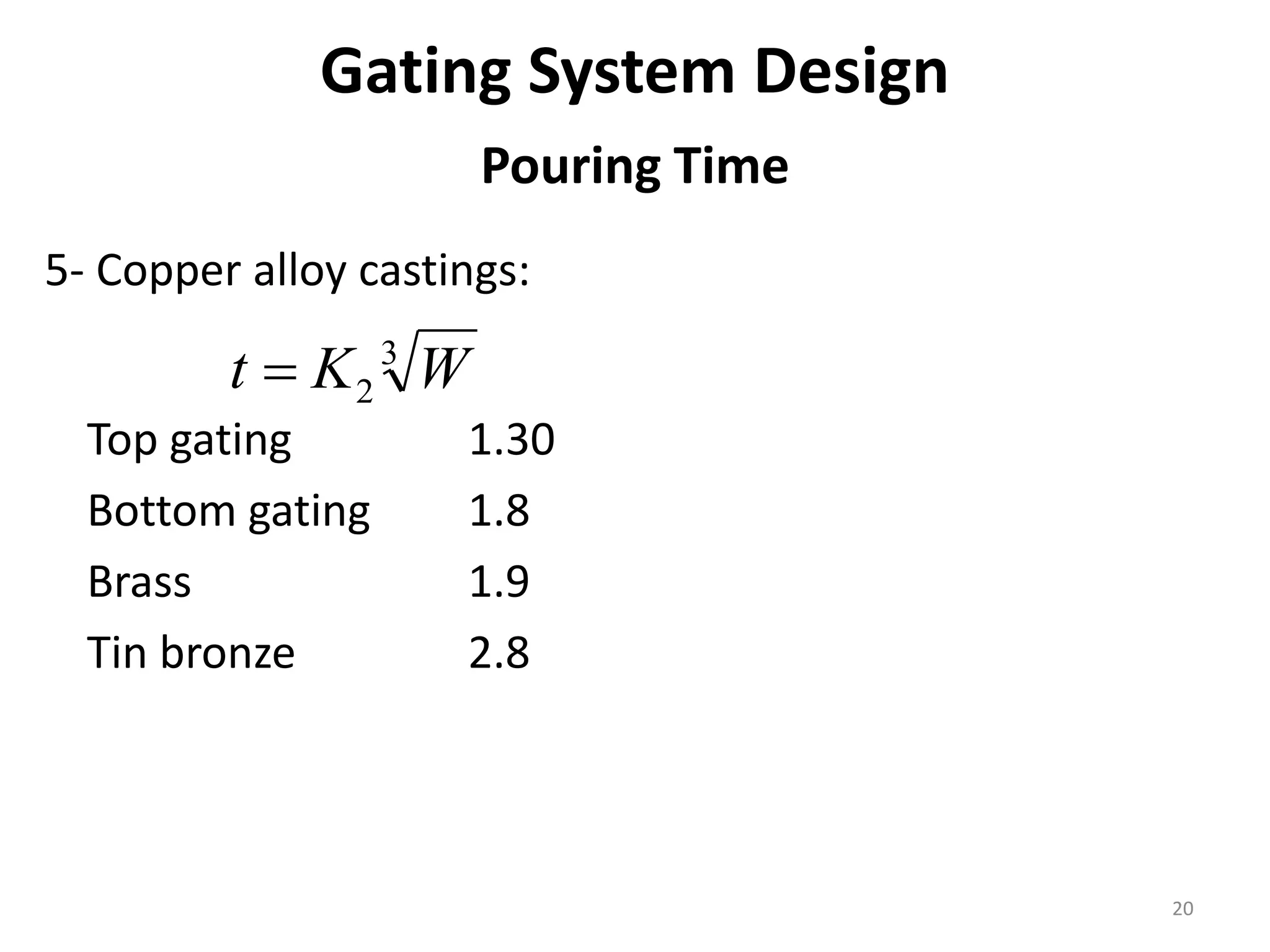 05) Gating System in CAsting of Materials | PDF