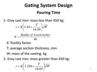 05) Gating System in CAsting of Materials | PDF
