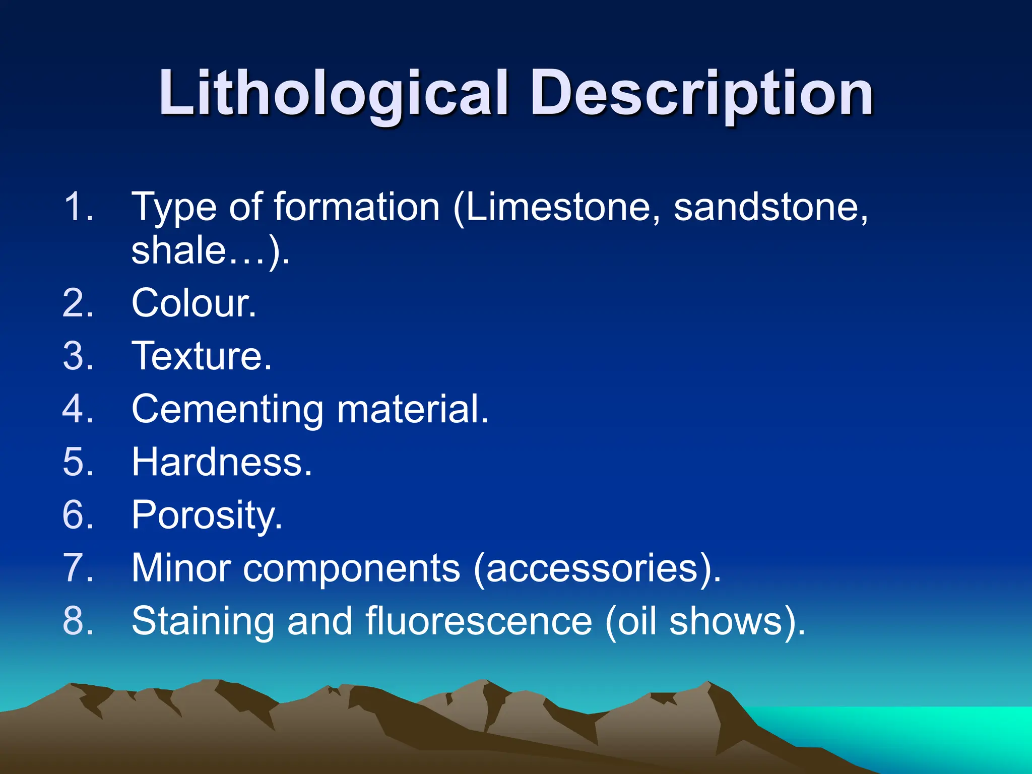 Geology & Sample Description for mudloggers.ppt