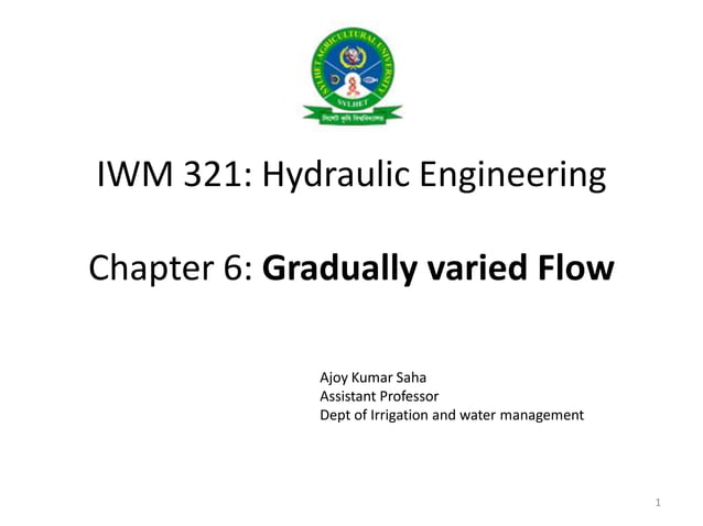 05 gradually varied flow slide | PDF