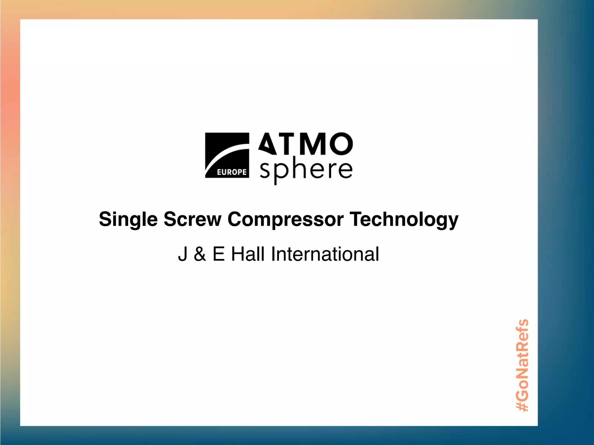 Single screw compressor technology and its applications | PDF