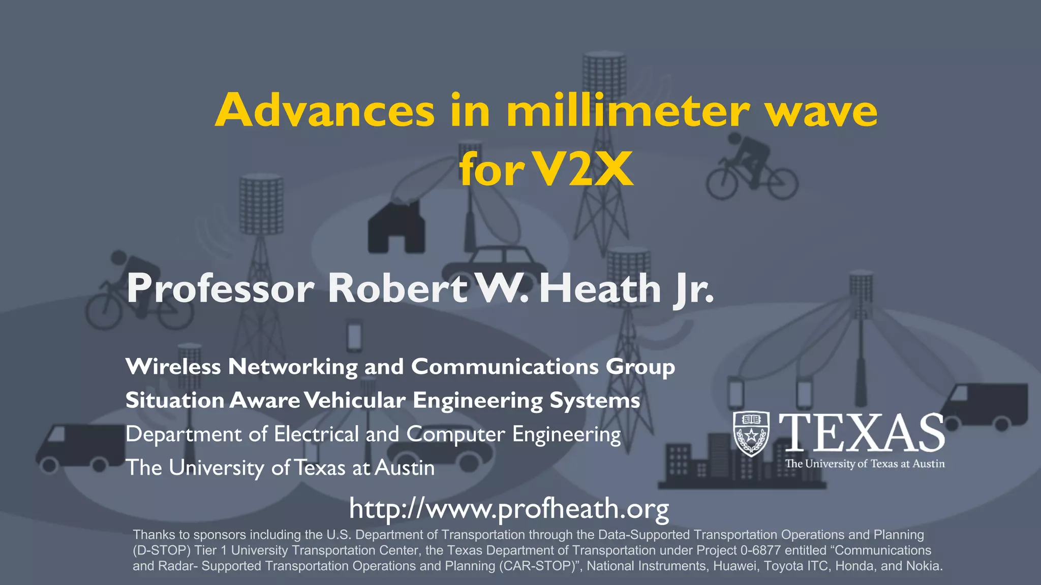 Advances in Millimeter Wave for V2X | PDF | Digital Audio | Computer Software and Applications