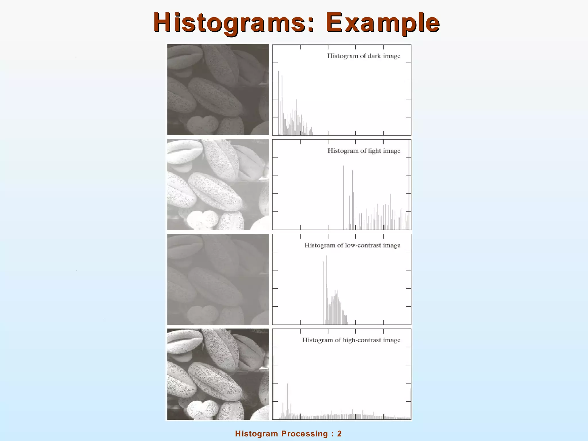 05 histogram processing DIP | PPT | Photo Editing Software | Computer Software and Applications