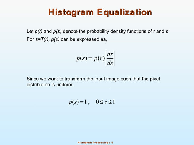 05 histogram processing DIP | PPT | Photo Editing Software | Computer Software and Applications