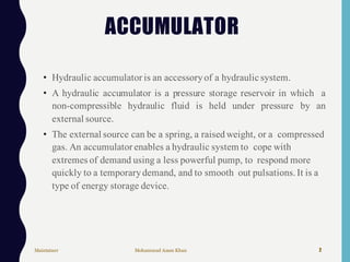 Accumulators (Hydraulic & Pneumatic) | PDF